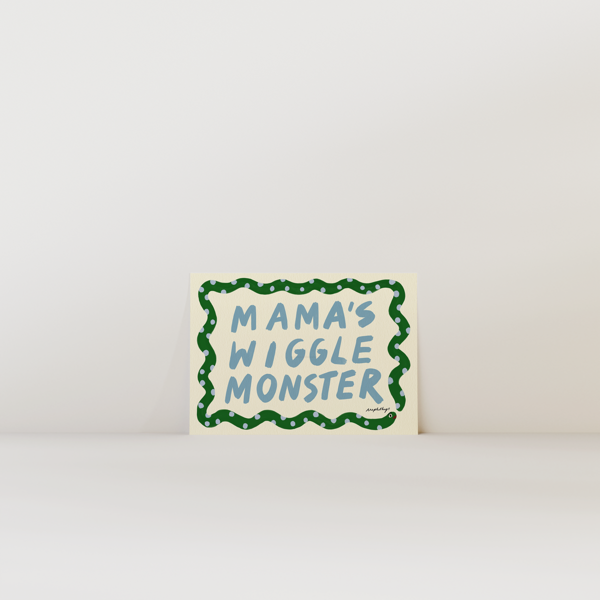 Mama's Wiggle Monster – Nephthys Illustrated